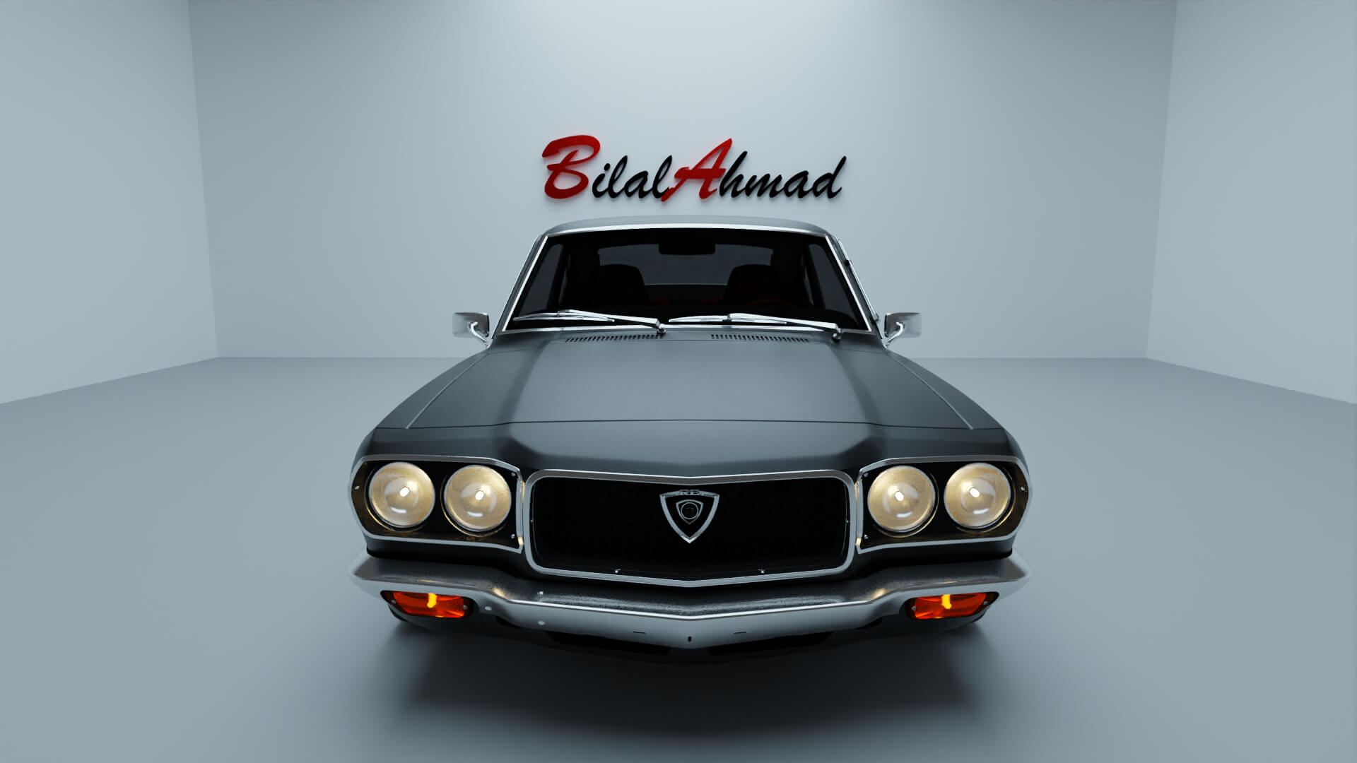 Mazda RX3 1973 - 3D Model by BILAL AHMAD