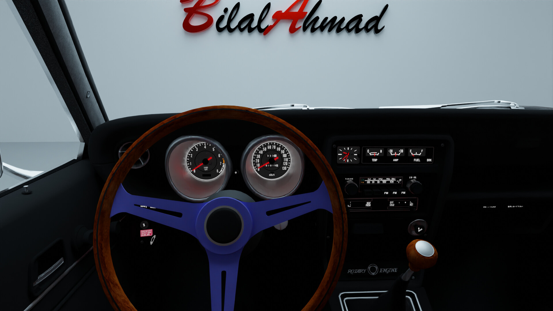 Mazda RX3 1973 - 3D Model by BILAL AHMAD