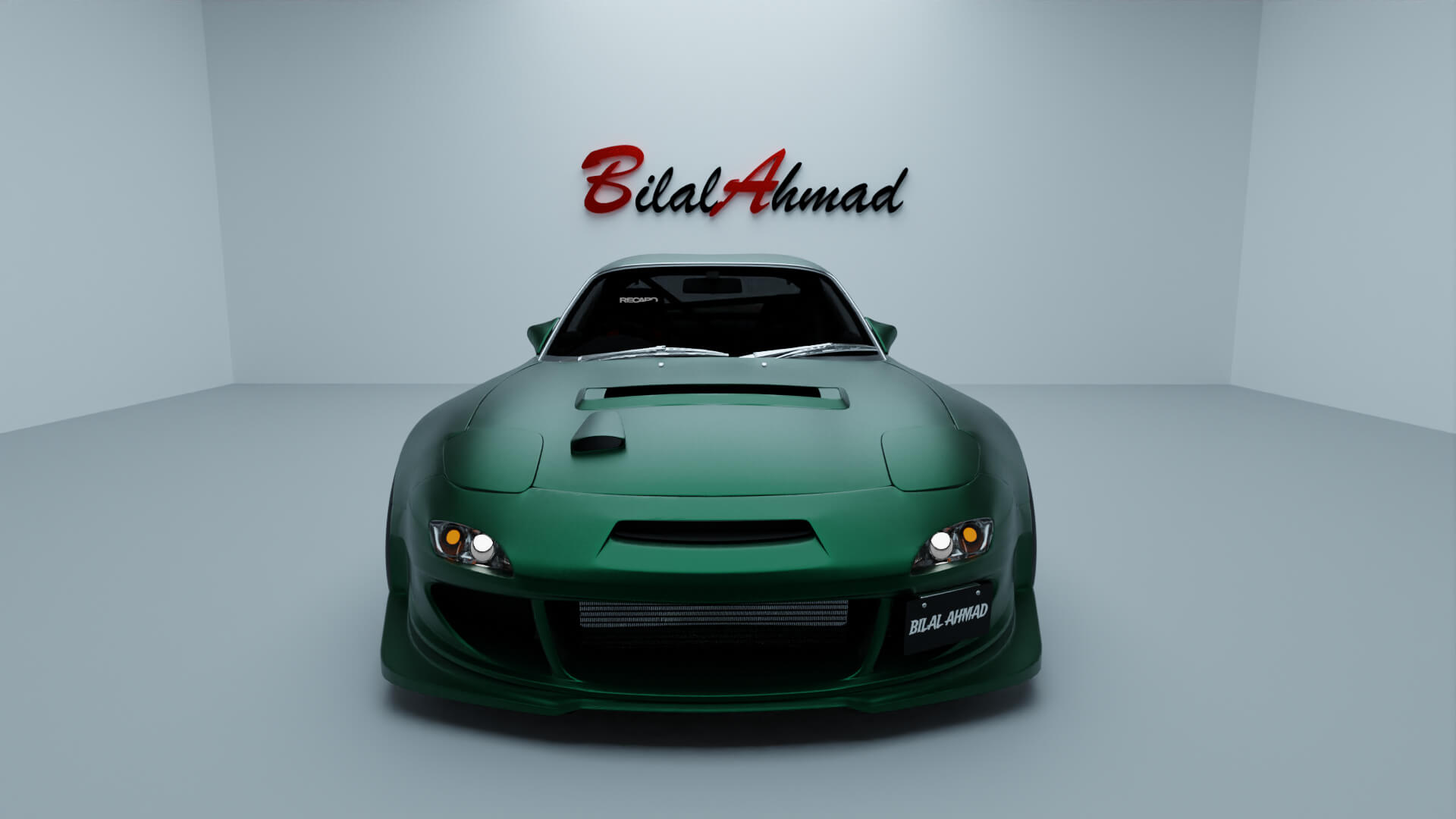 Mazda RX7 With Interior - 3D Model by BILAL AHMAD