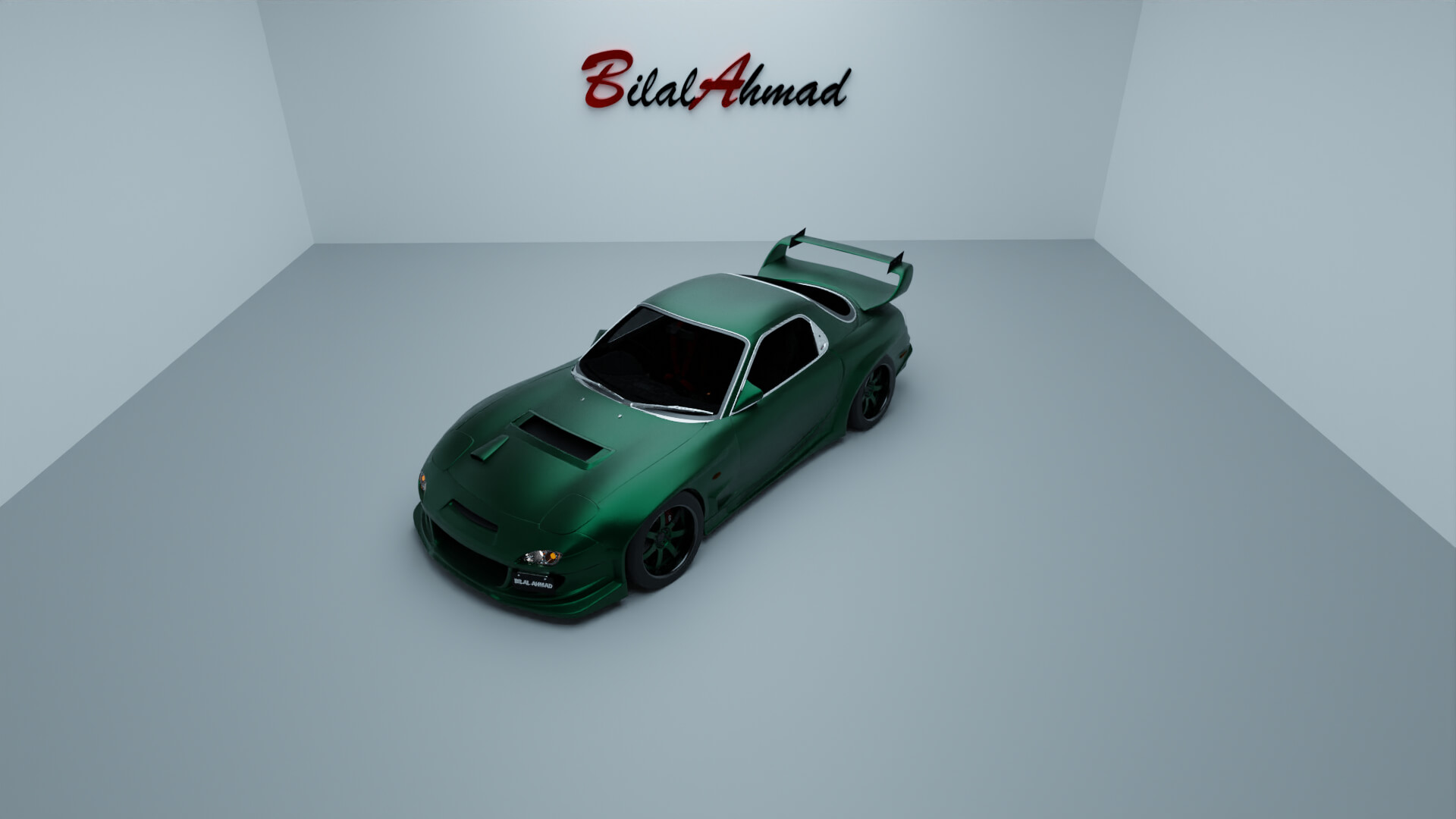 Mazda RX7 With Interior - 3D Model by BILAL AHMAD