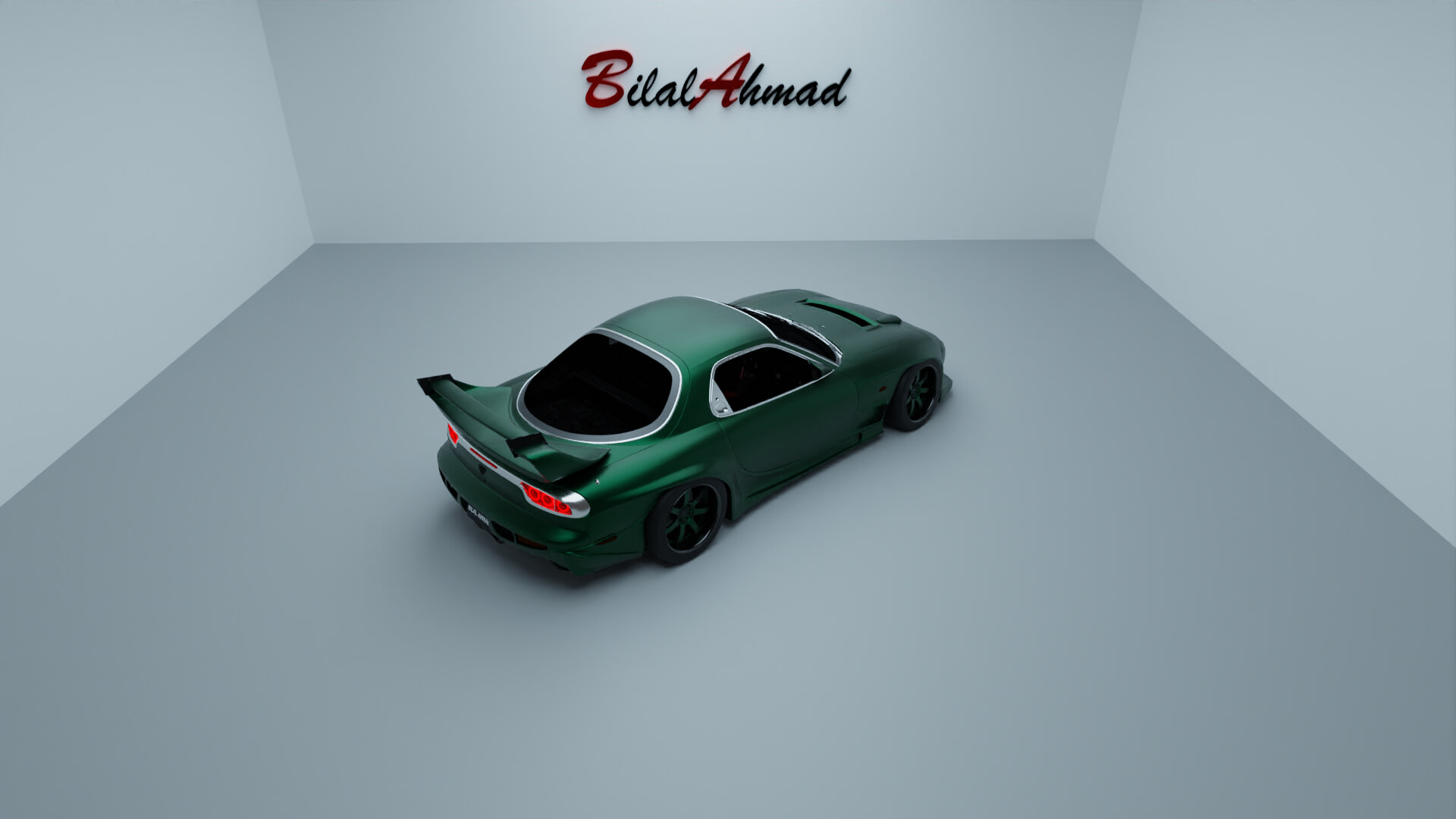 Mazda RX7 With Interior - 3D Model by BILAL AHMAD