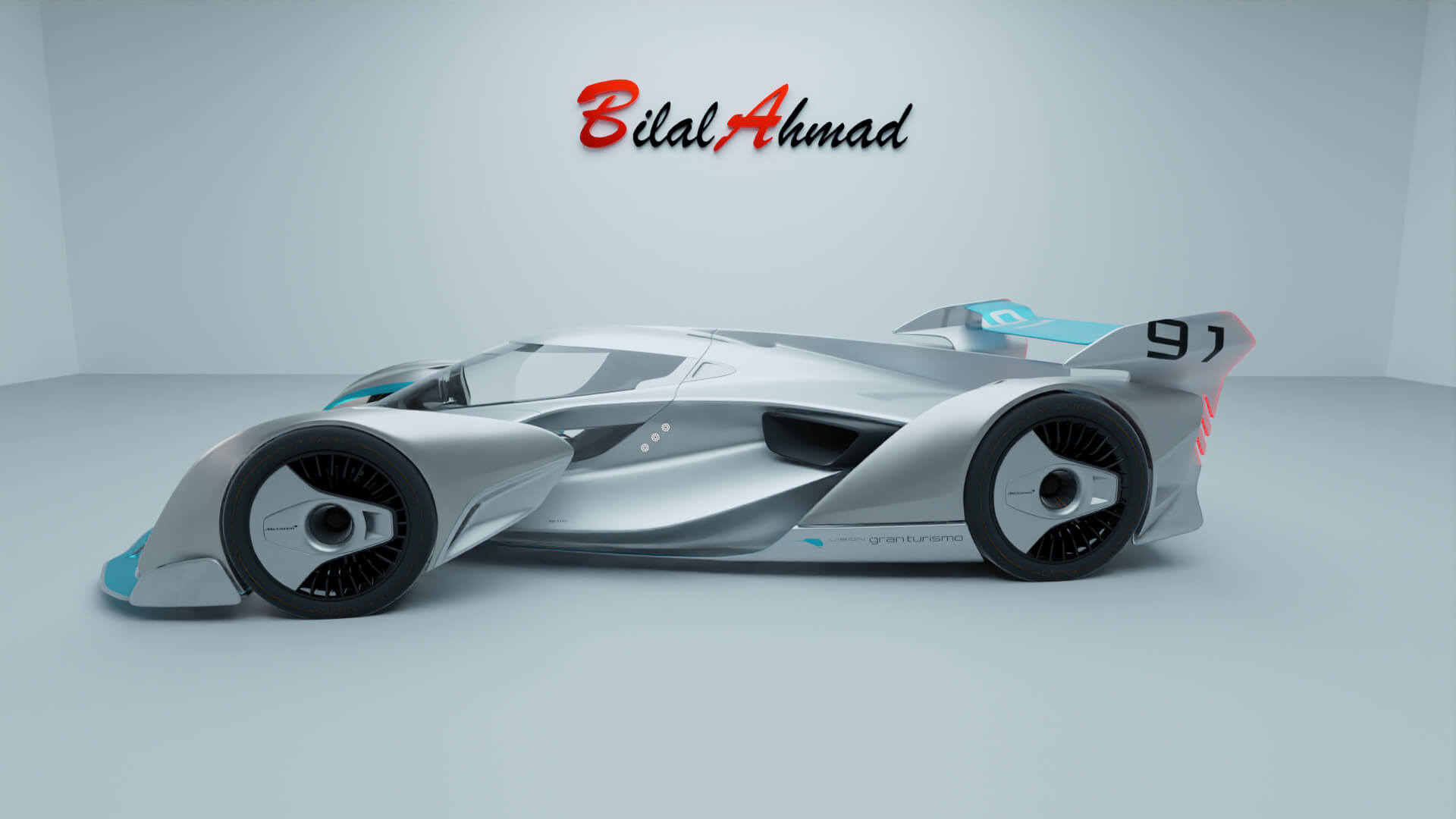 McLaren Ultimate Vision Gran Turismo - 3D Model by BILAL AHMAD