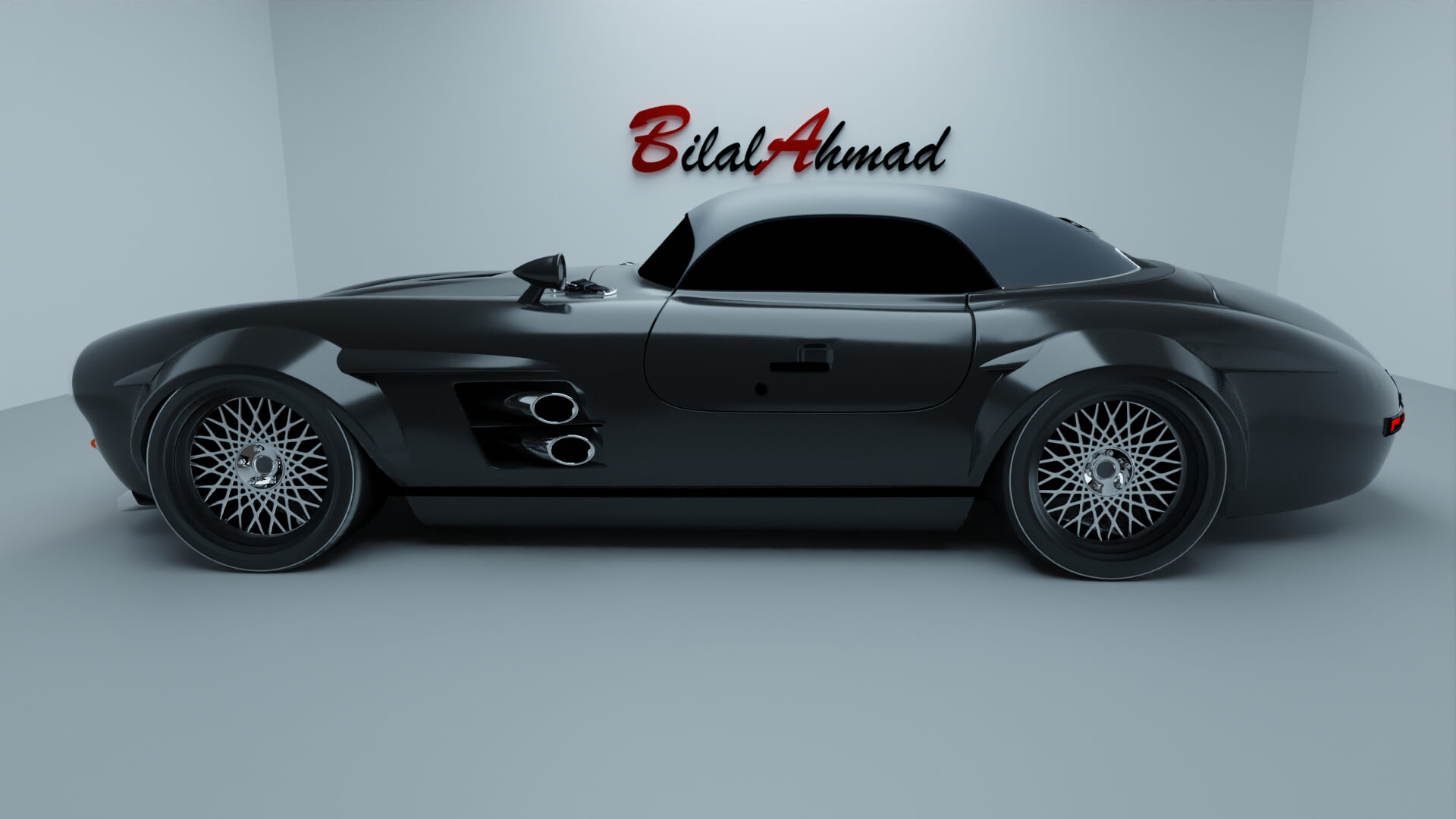 Mercedes-Benz 300 SL Restomod Free 3D Model by BILAL AHMAD