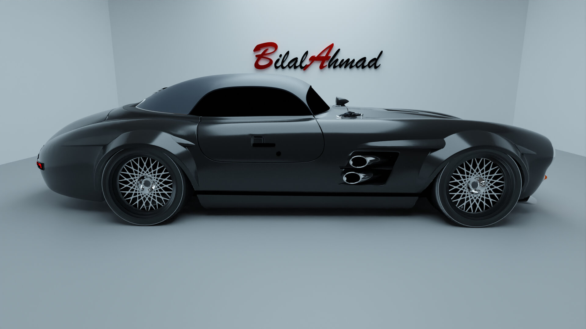 Mercedes-Benz 300 SL Restomod Free 3D Model by BILAL AHMAD