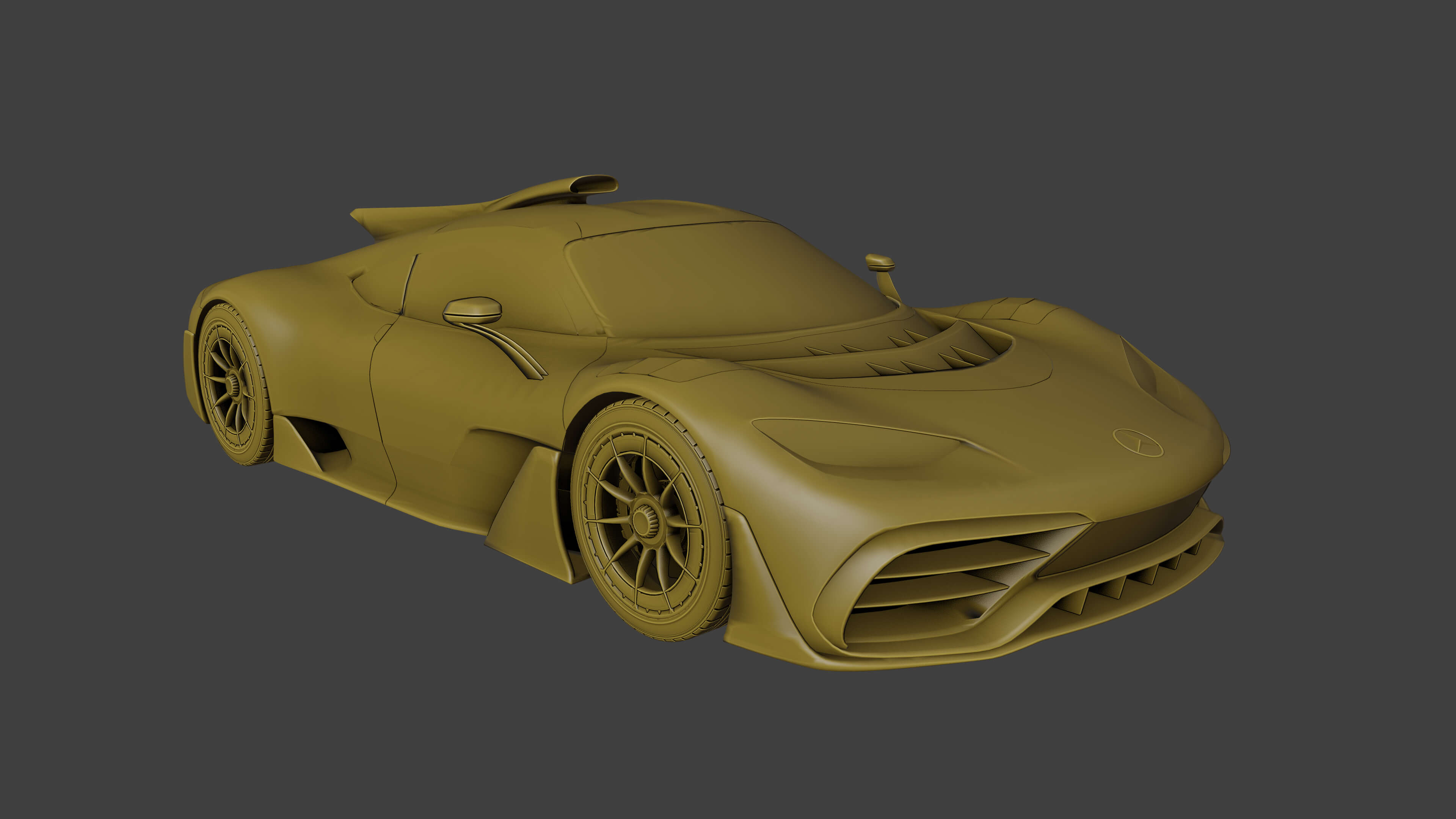 Mercedes Project One - 3D Model by BILAL AHMAD