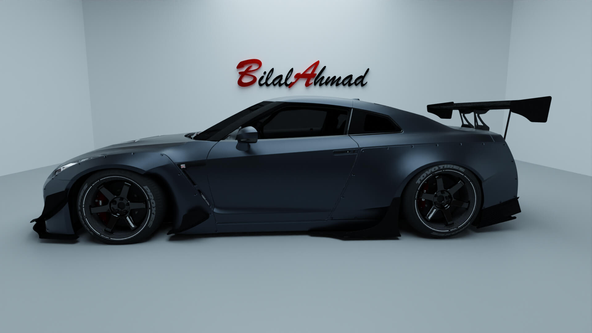 Nissan Rocket Bunny Modified - 3D Model by BILAL AHMAD