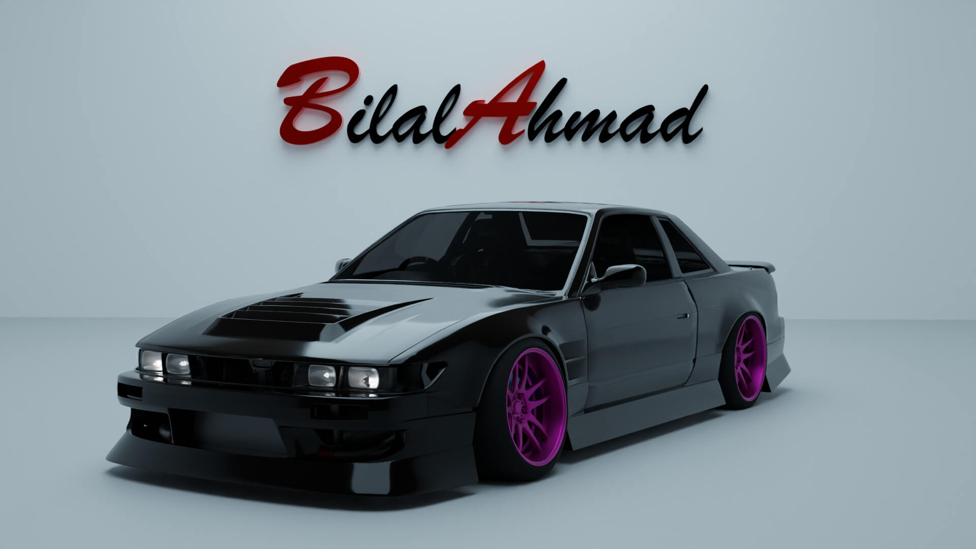 Nissan S13 Racing - 3D Model by BILAL AHMAD
