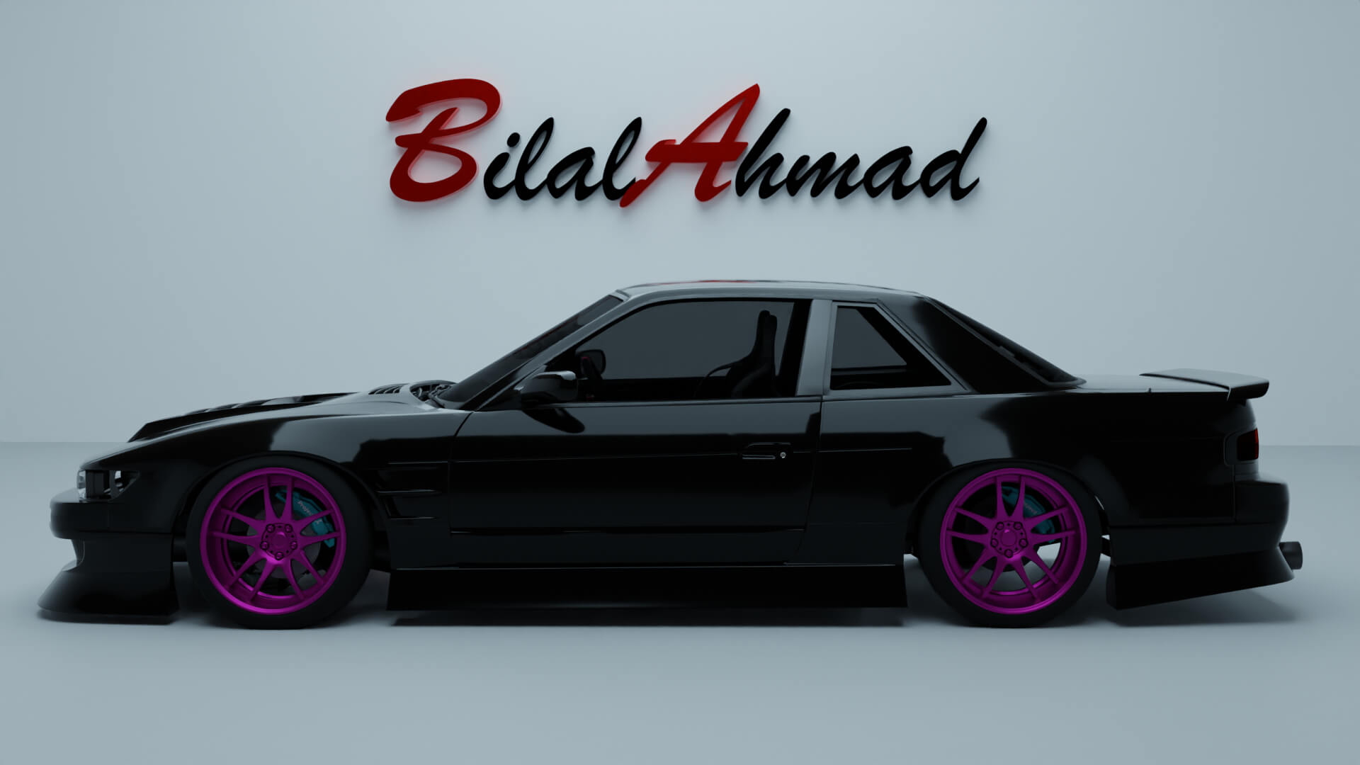Nissan S13 Racing - 3D Model by BILAL AHMAD