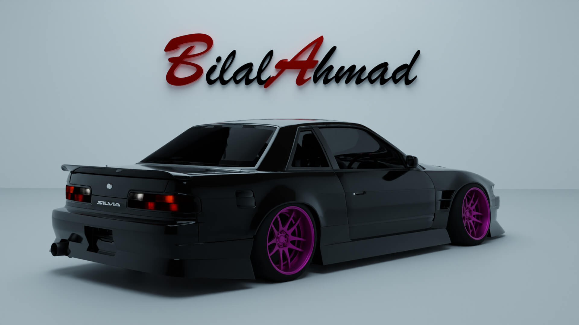 Nissan S13 Racing - 3D Model by BILAL AHMAD