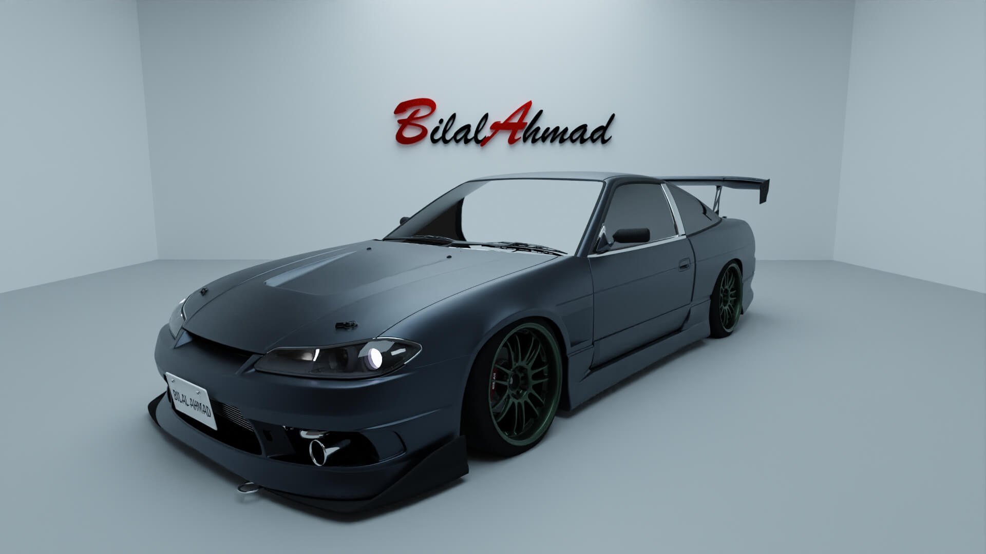 Nissan Silvia S13 - 3D Model by BILAL AHMAD