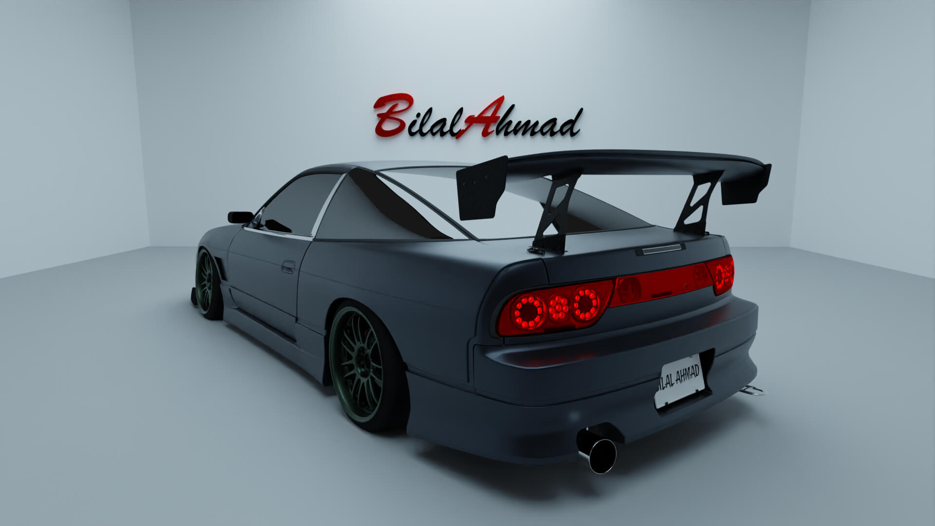 Nissan Silvia S13 - 3D Model by BILAL AHMAD