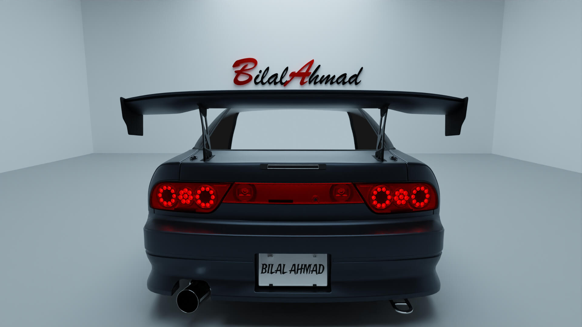 Nissan Silvia S13 - 3D Model by BILAL AHMAD