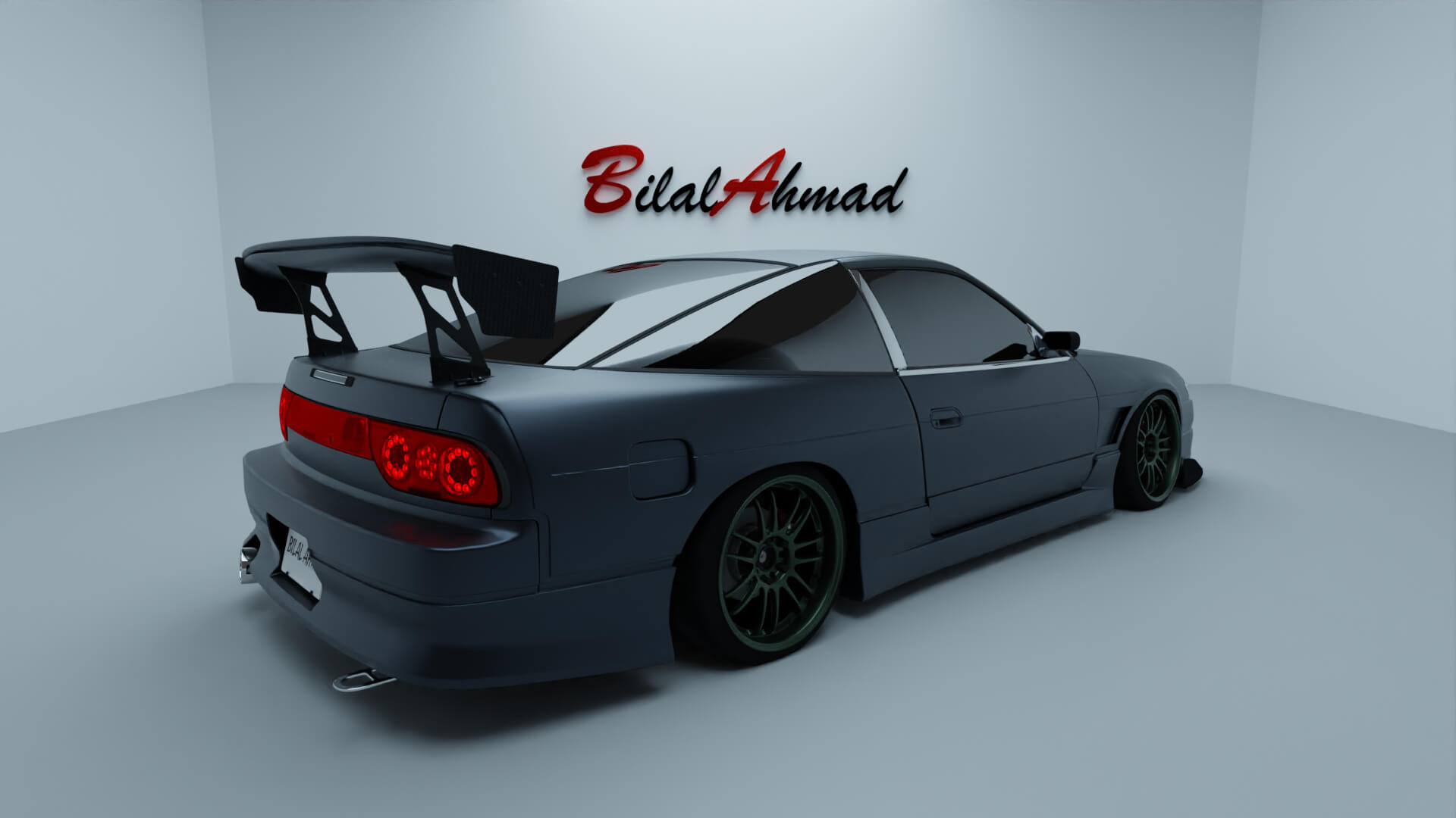 Nissan Silvia S13 - 3D Model by BILAL AHMAD
