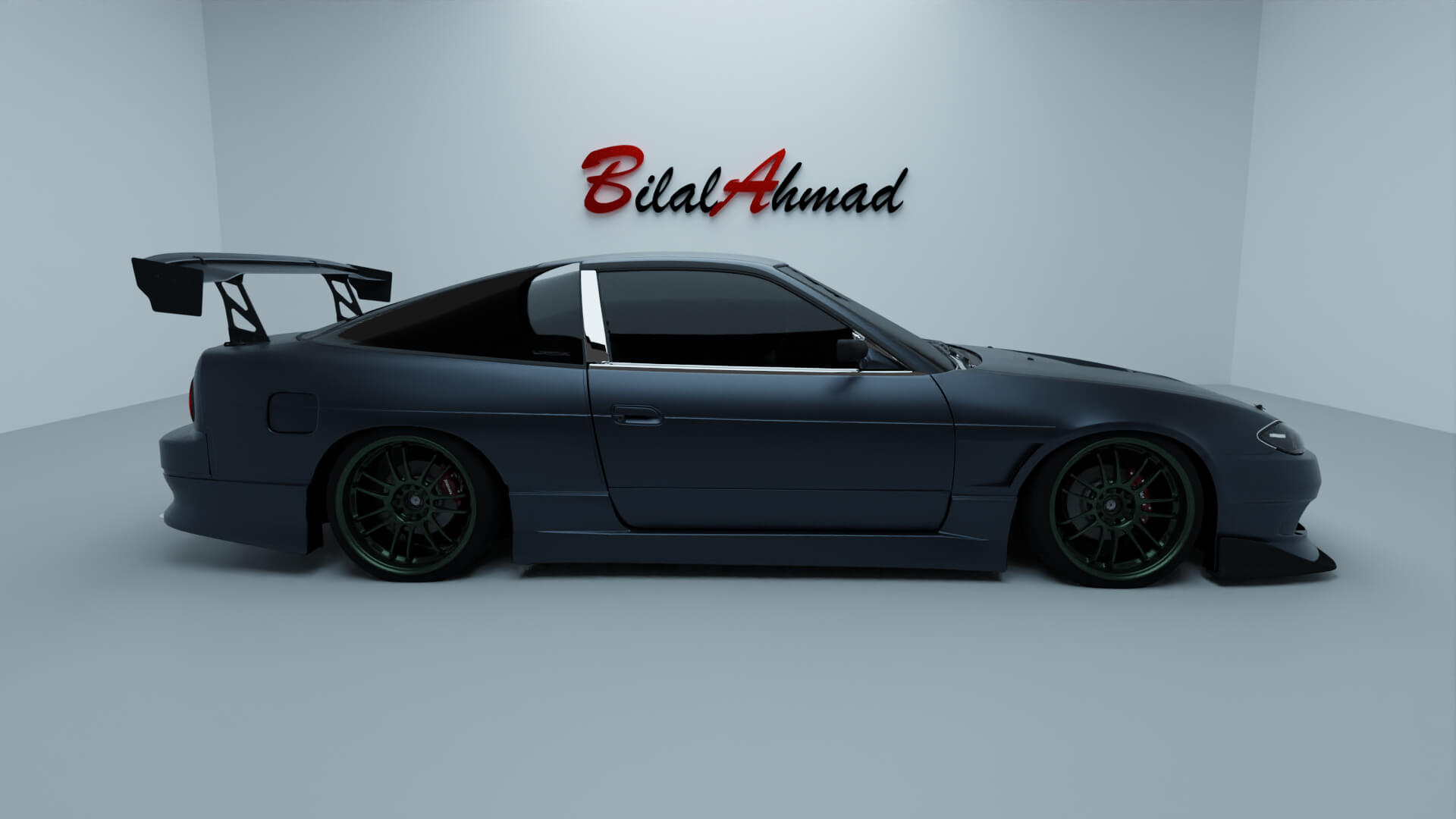 Nissan Silvia S13 - 3D Model by BILAL AHMAD