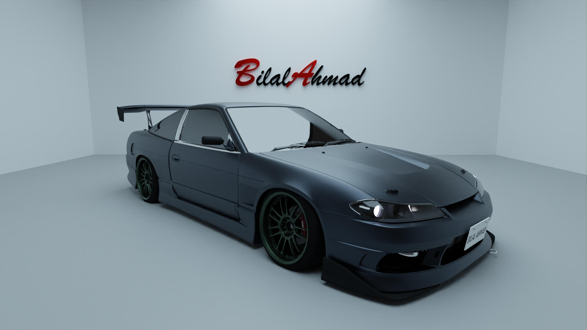 Nissan Silvia S13 - 3D Model by BILAL AHMAD