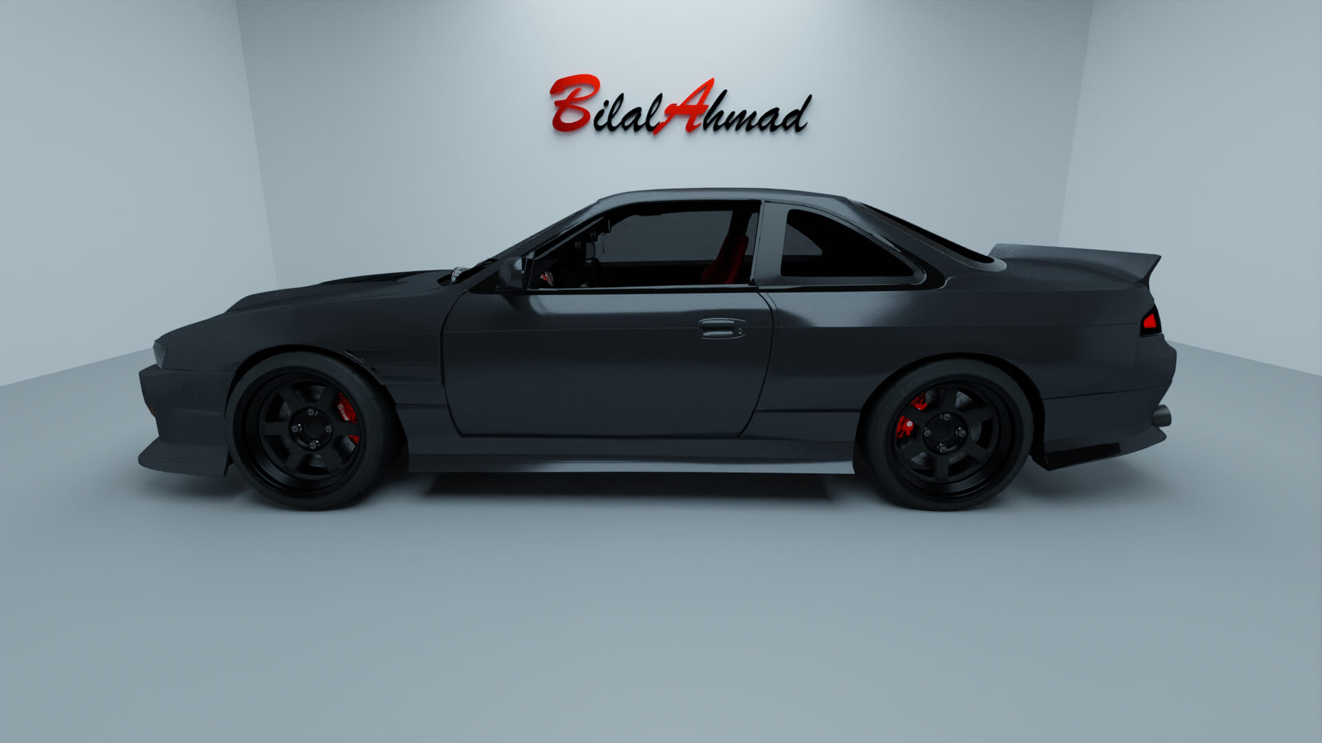 Nissan Silvia S14 3D Model with Interior Detail by BILAL AHMAD