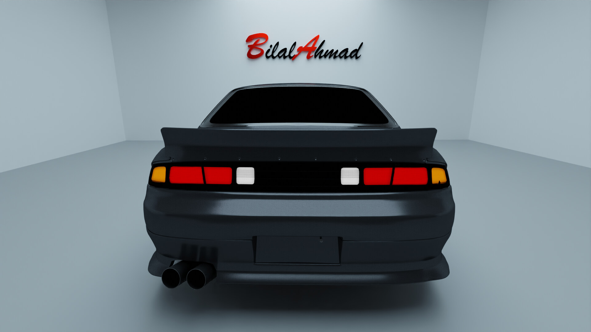 Nissan Silvia S14 3D Model with Interior Detail by BILAL AHMAD