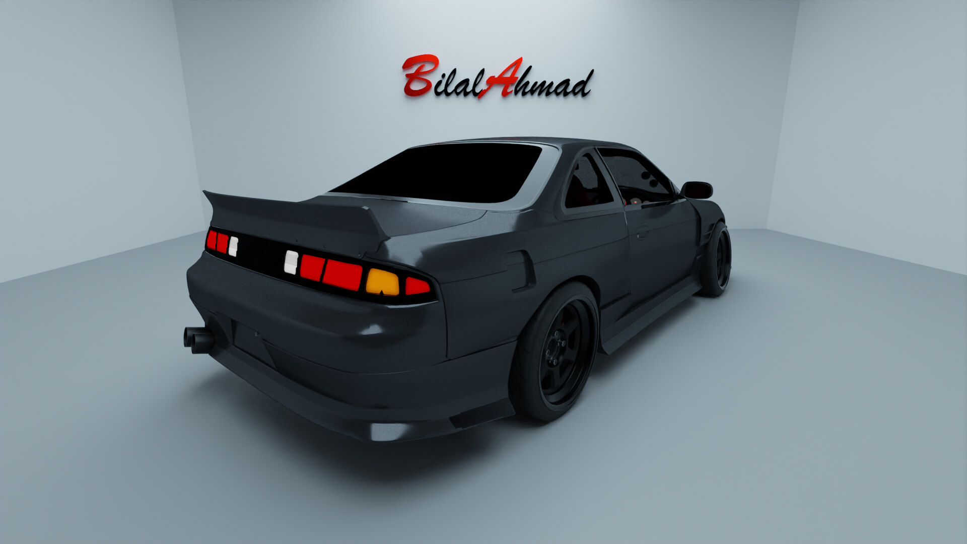 Nissan Silvia S14 3D Model with Interior Detail by BILAL AHMAD