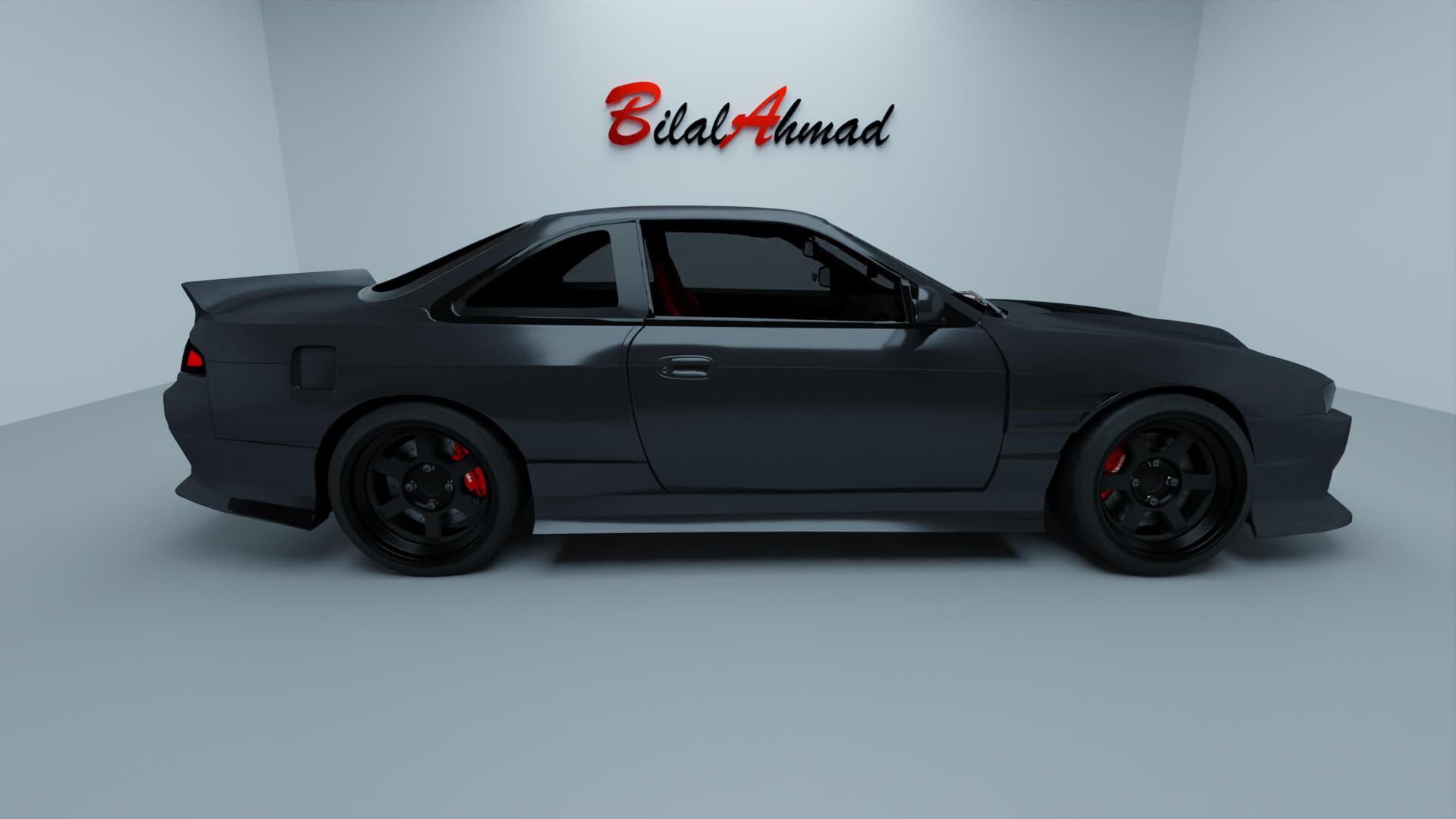 Nissan Silvia S14 3D Model with Interior Detail by BILAL AHMAD