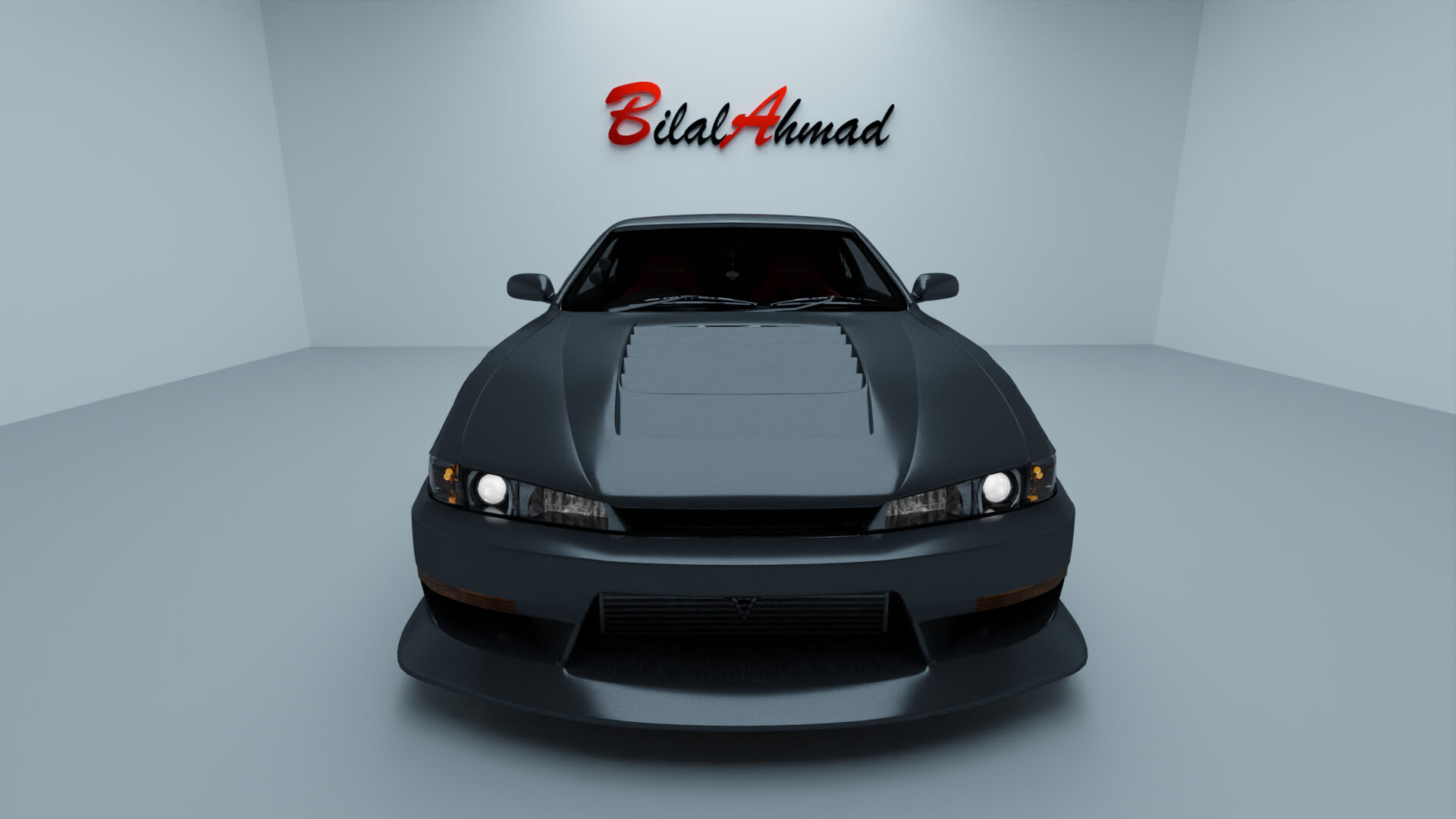 Nissan Silvia S14 3D Model with Interior Detail by BILAL AHMAD