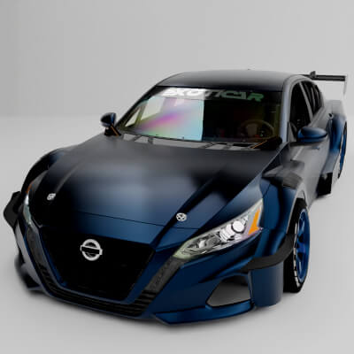 Nissan Altimaniac - 3D Model by BILAL AHMAD