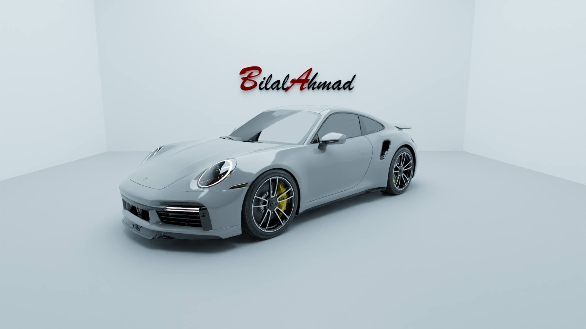 Porsche 911 3D Rigged Model by BILAL AHMAD