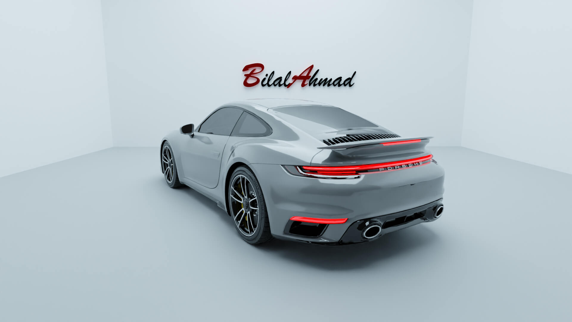 Porsche 911 3D Rigged Model by BILAL AHMAD