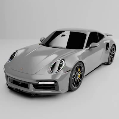 Porsche 911 - 3D Model by BILAL AHMAD