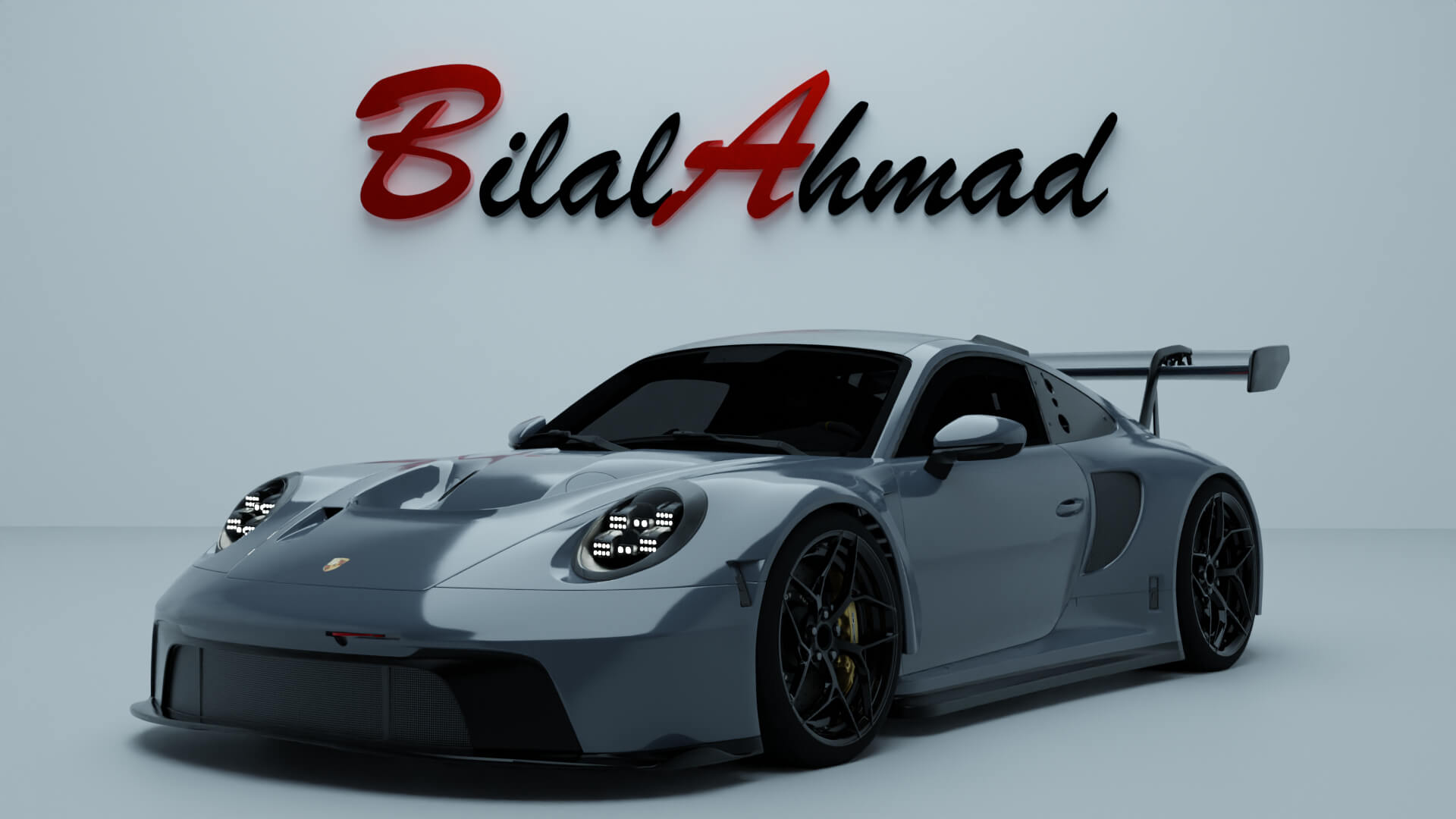 Porsche 992 Gt3R - 3D Model by BILAL AHMAD