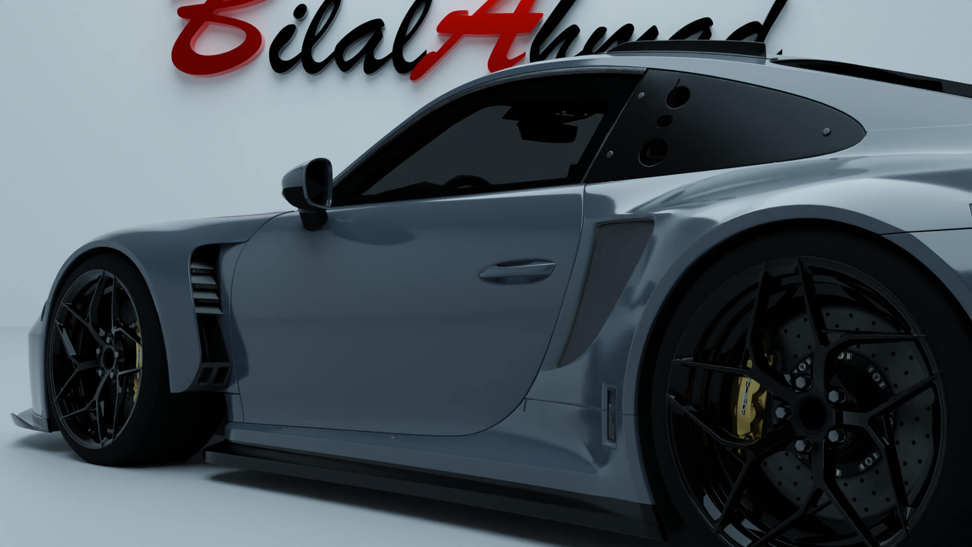 Porsche 992 Gt3R - 3D Model by BILAL AHMAD