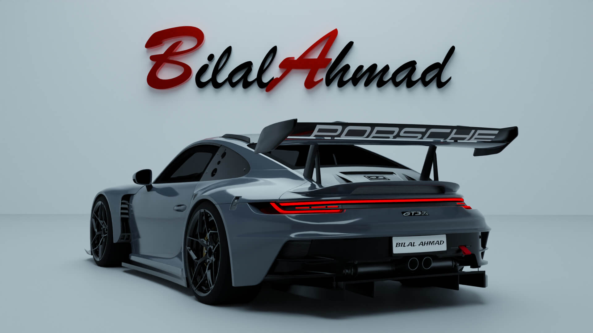 Porsche 992 Gt3R - 3D Model by BILAL AHMAD