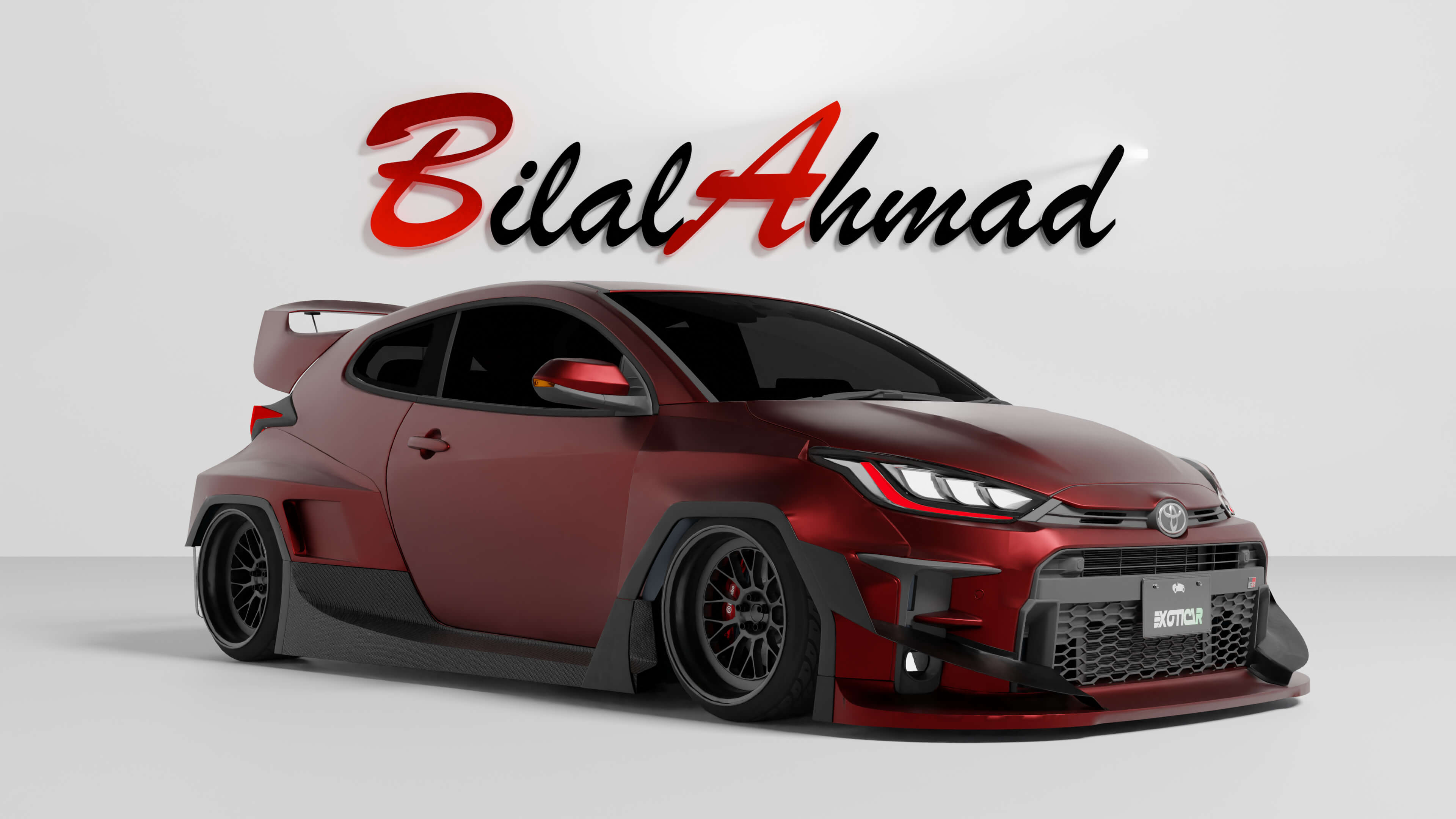 Toyota Yaris Sports Edition - 3D Model by BILAL AHMAD