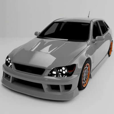 Toyota Hcvz Altezza Gita - 3D Model by BILAL AHMAD