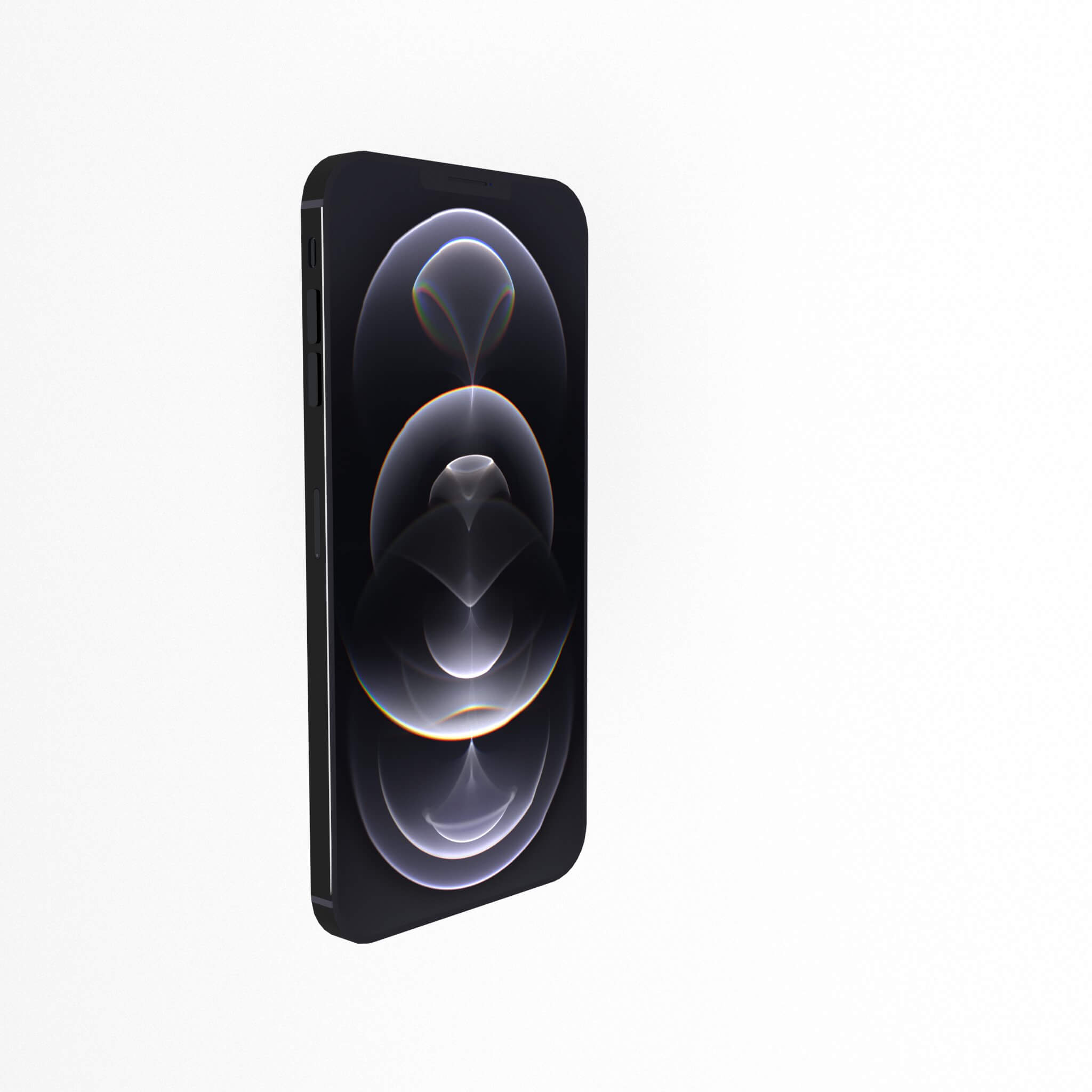 Apple iPhone Black - 3D Model by BILALGOK