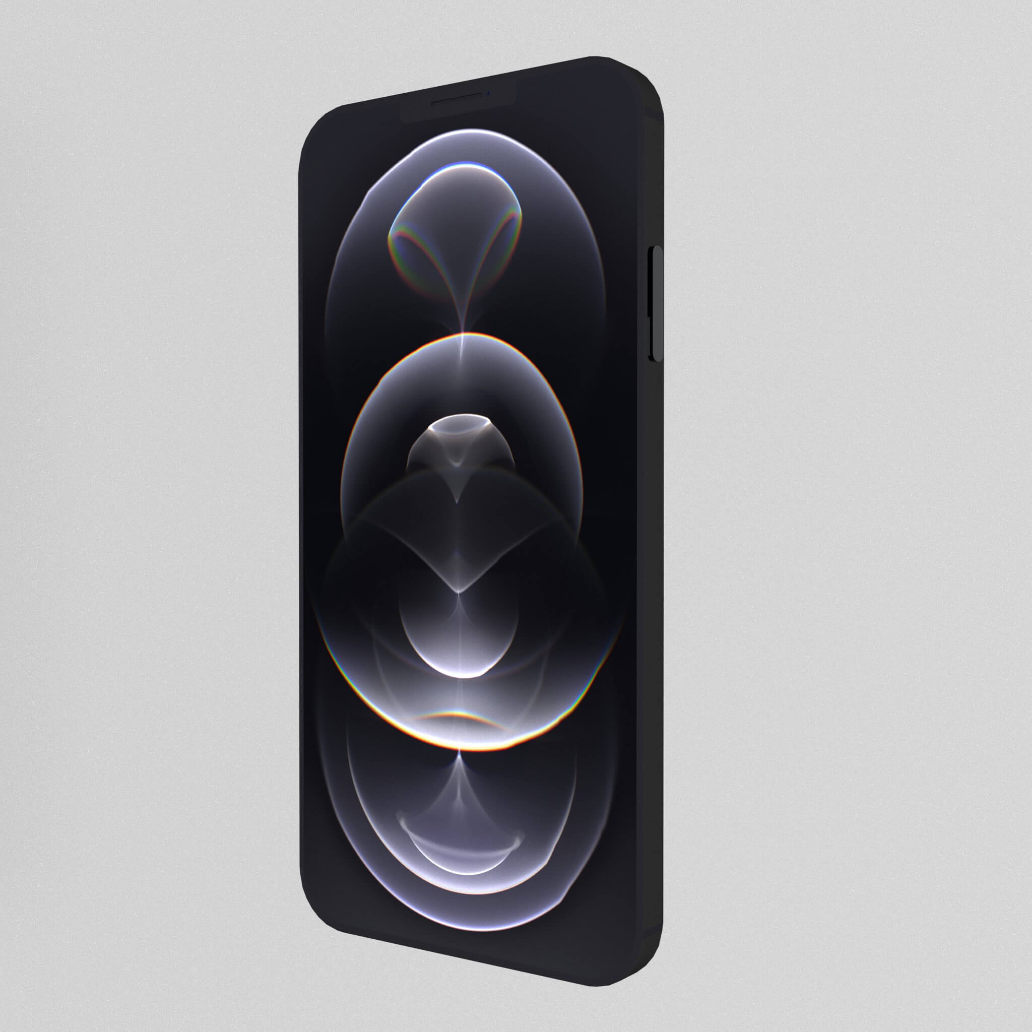 Apple iPhone Black - 3D Model by BILALGOK