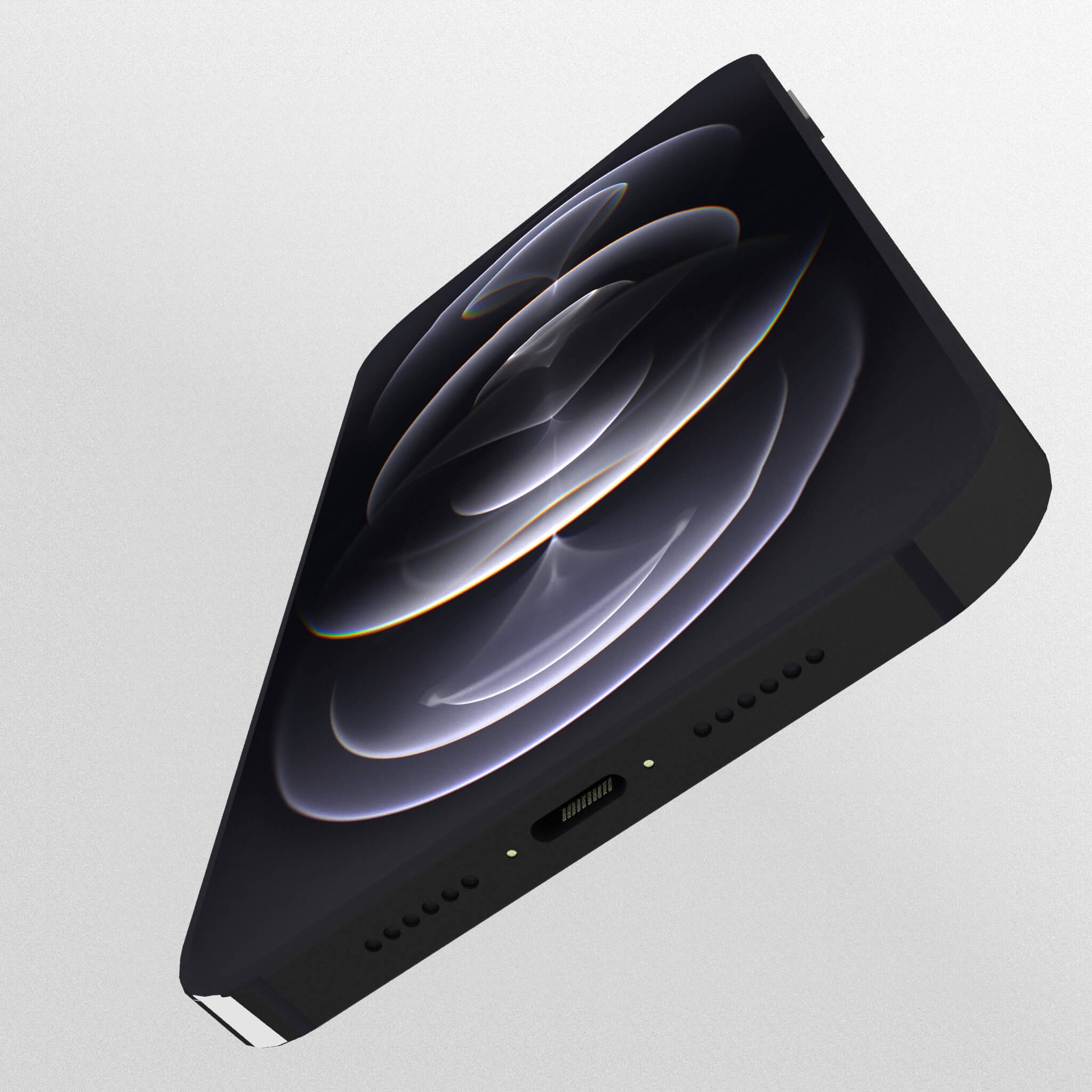 Apple iPhone Black - 3D Model by BILALGOK