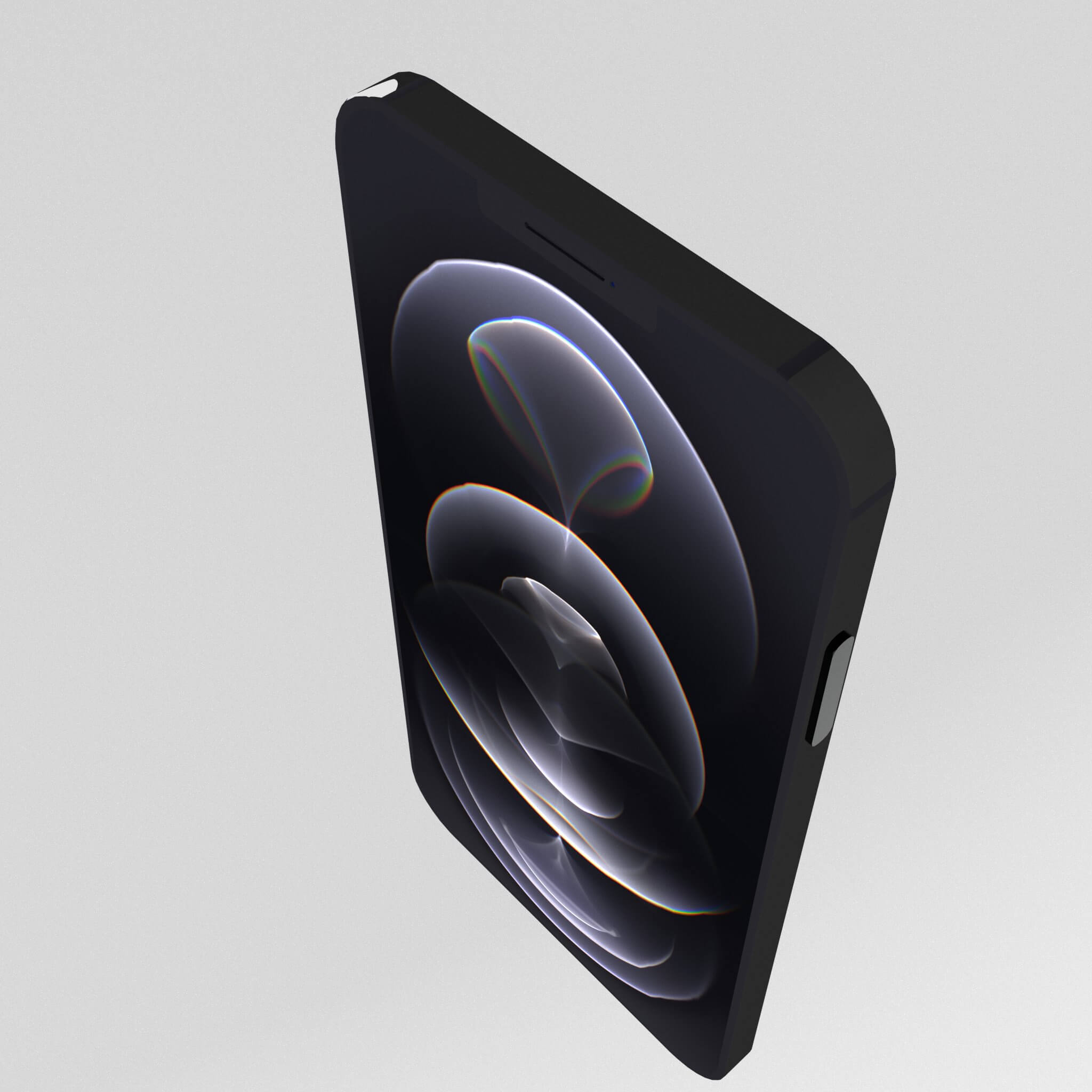 Apple iPhone Black - 3D Model by BILALGOK