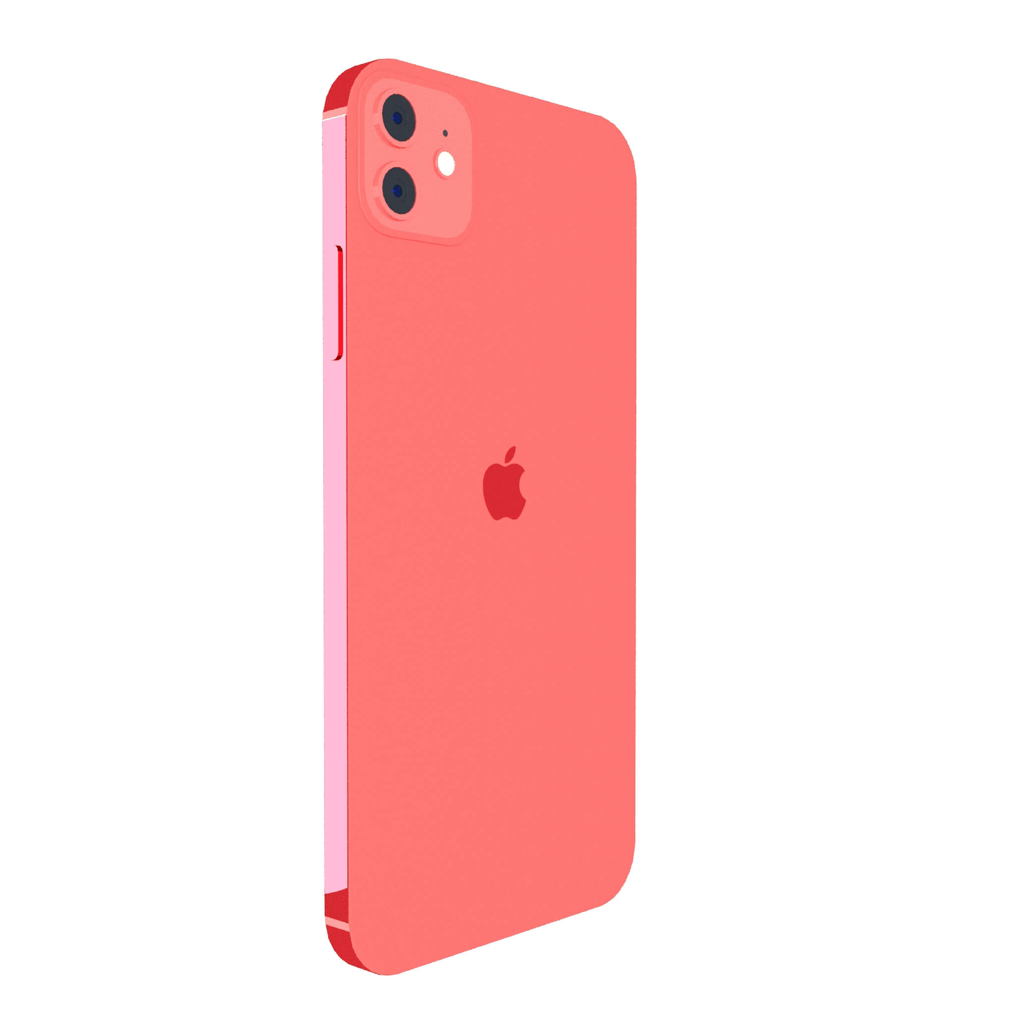 Apple iPhone Red - 3D Model by BILALGOK