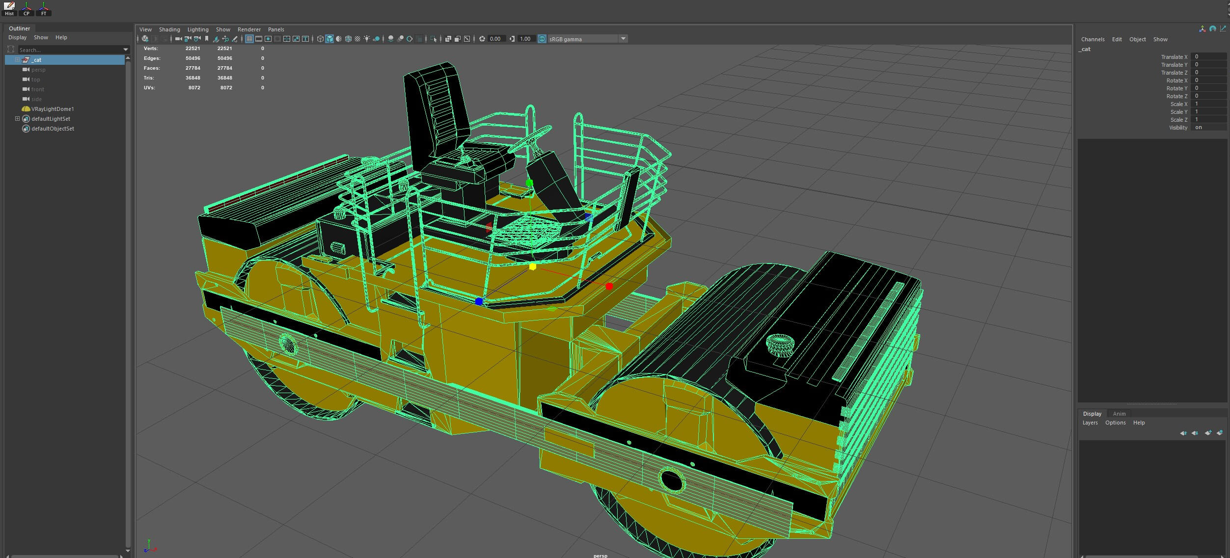 Asphalt Roller - 3D Model by BILALGOK