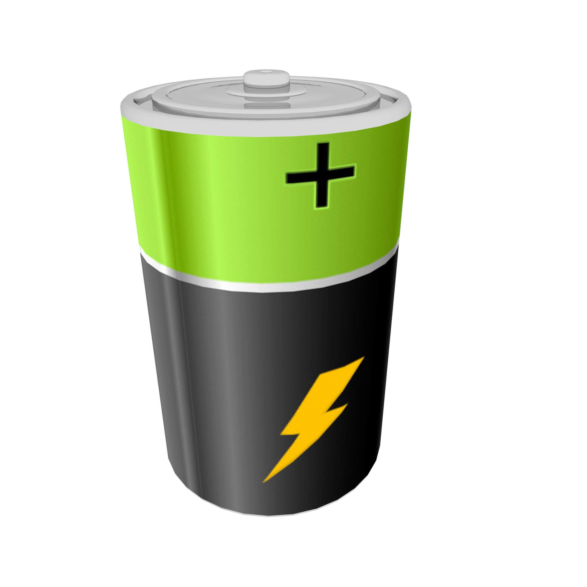 Realistic Battery - 3D Model by BILALGOK