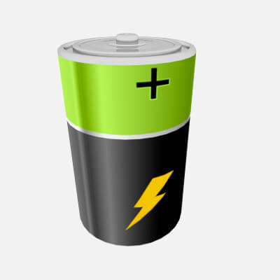 Realistic Battery - 3D Model by BILALGOK