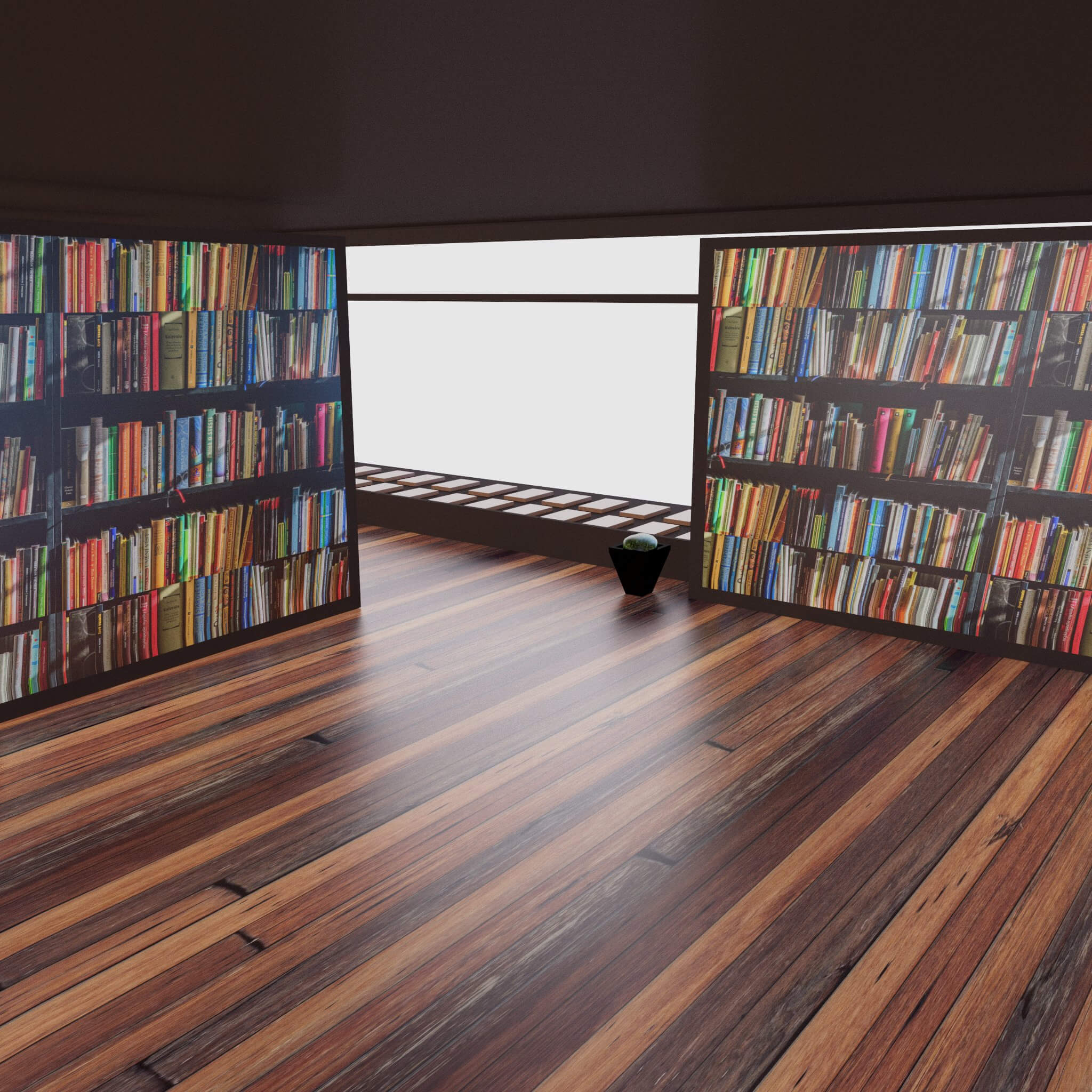 Realistic Book Store - 3D Model by BILALGOK