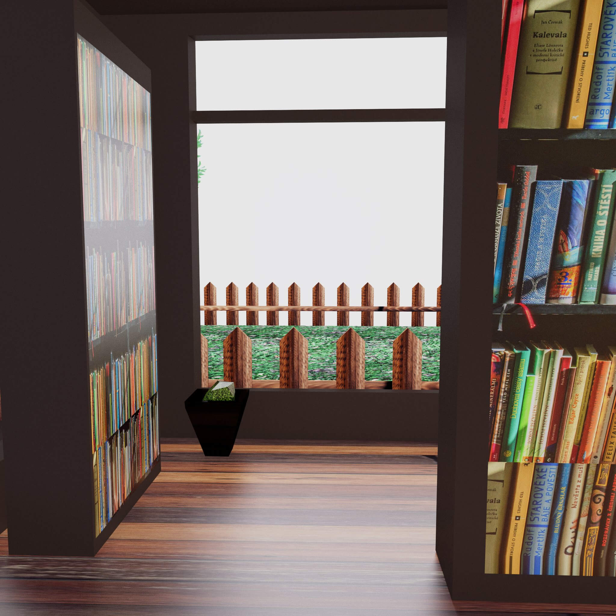 Realistic Book Store - 3D Model by BILALGOK