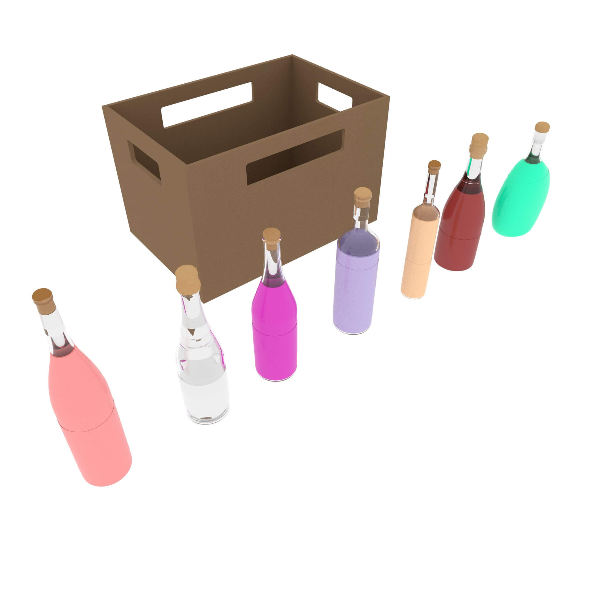 Realastic Bottle Safe - 3D Model by BILALGOK