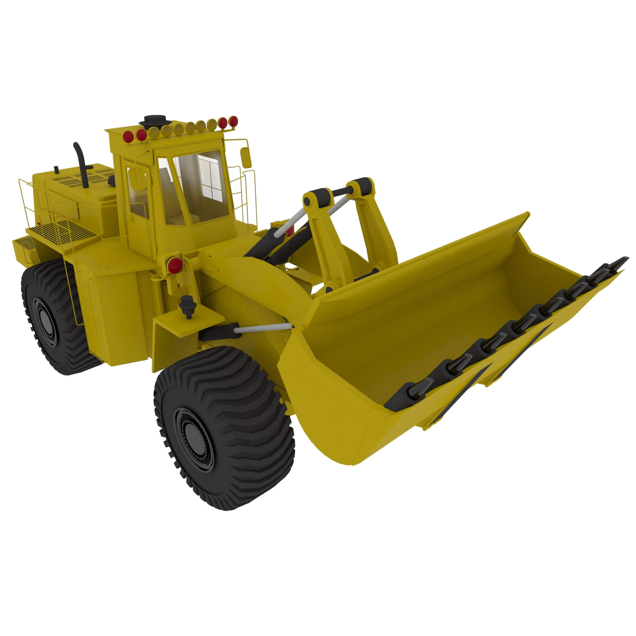Realistic Bulldozer - 3D Model by BILALGOK