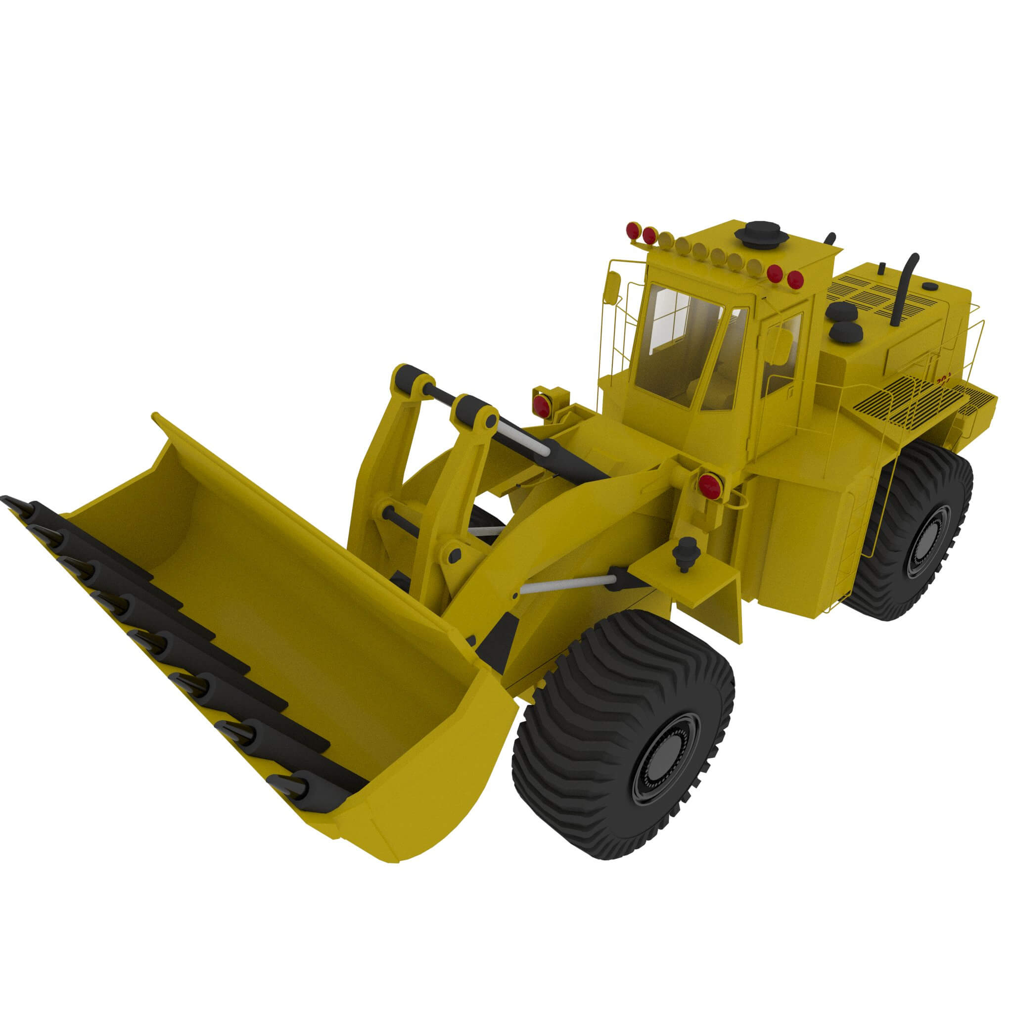 Realistic Bulldozer - 3D Model by BILALGOK