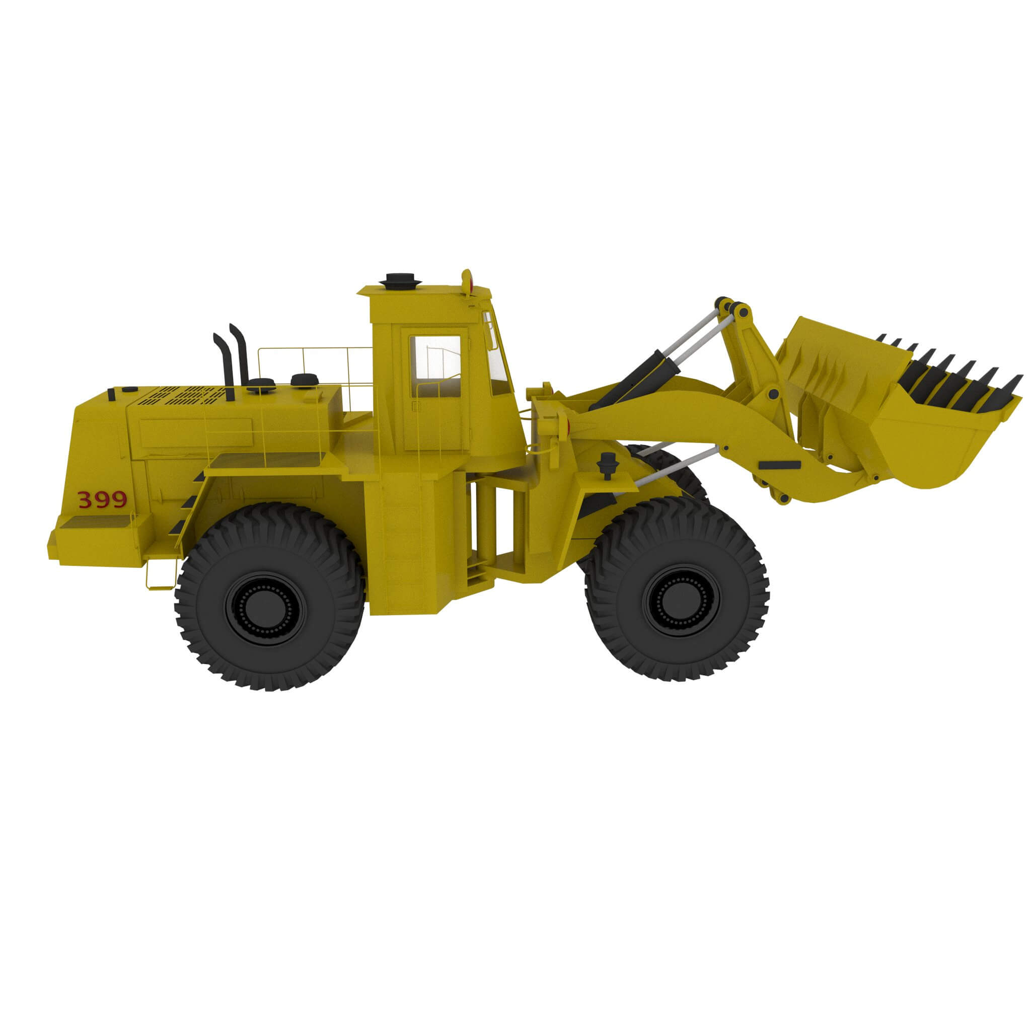 Realistic Bulldozer - 3D Model by BILALGOK