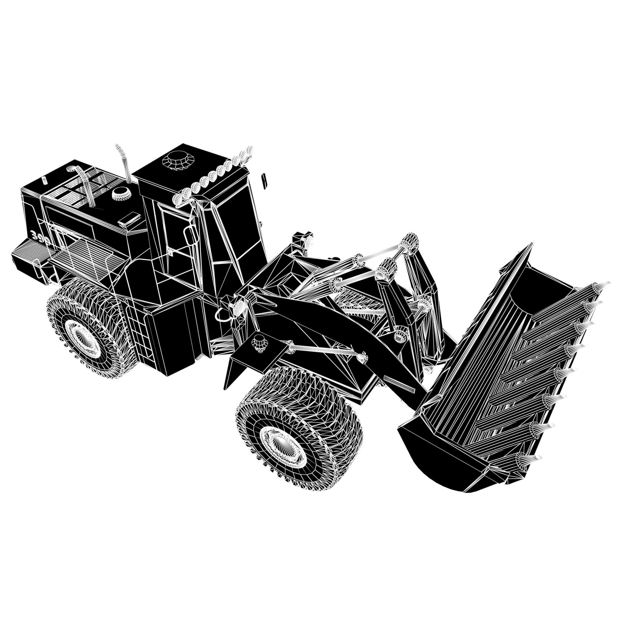 Realistic Bulldozer - 3D Model by BILALGOK