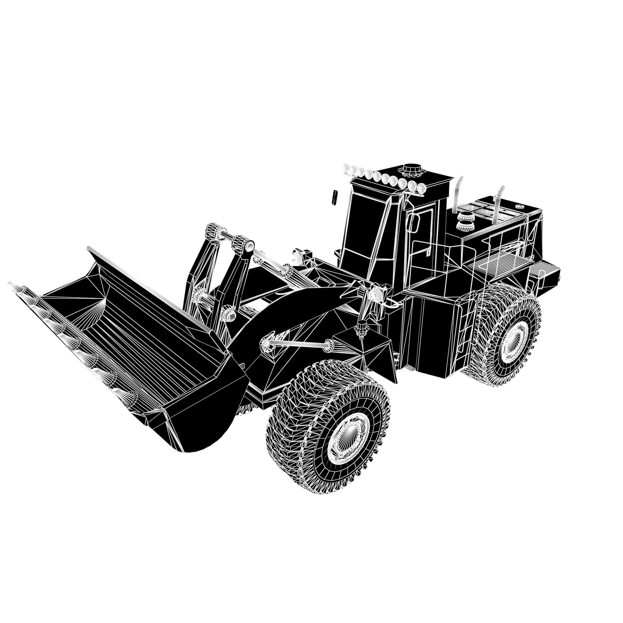 Realistic Bulldozer - 3D Model by BILALGOK