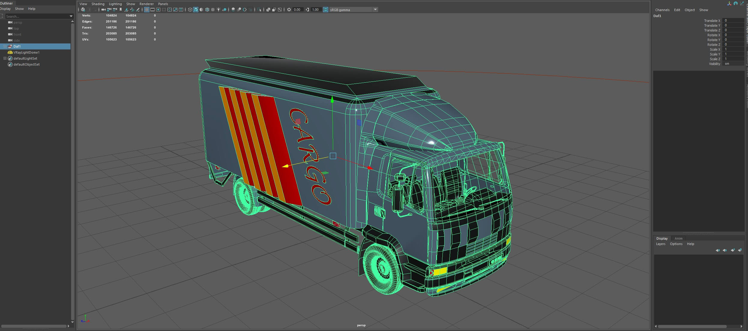 Realistic Truck - 3D Model by BILALGOK
